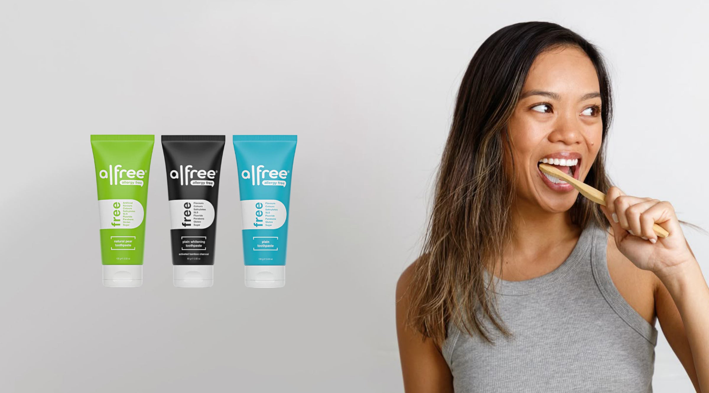 alfree | Allergy free toothpaste